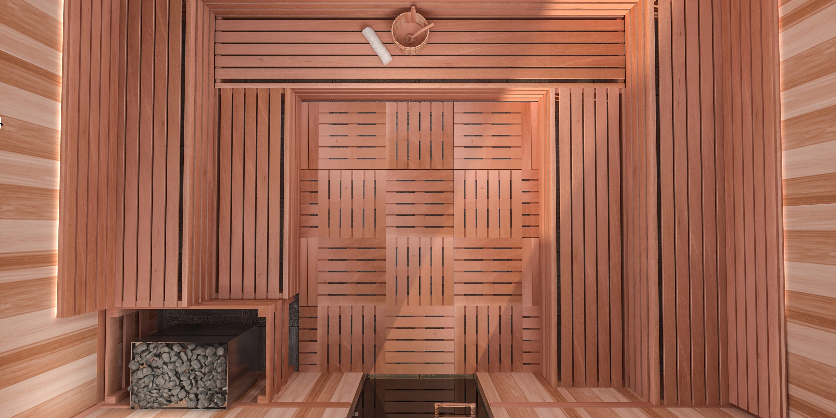Cedar Sauna Duckboard 24" x24" Pre-built flooring – Saunas.com