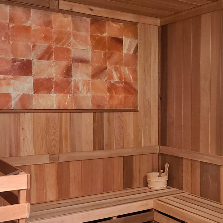 White Himalayan Salt Wall Panels – Luxurious & Calming – Saunas.com